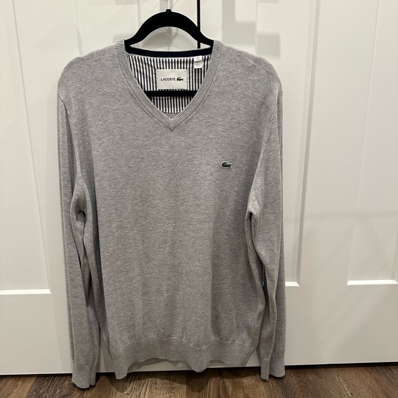 Lacoste | Sweaters | Lacoste V Neck Sweater | Poshmark